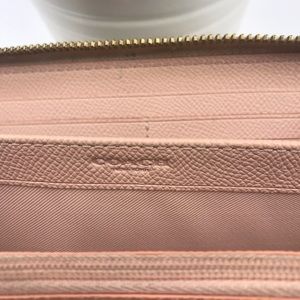 Coach | Bags | Coach Ivory Accordion Zip Wallet Wfloral Cutouts | Poshmark